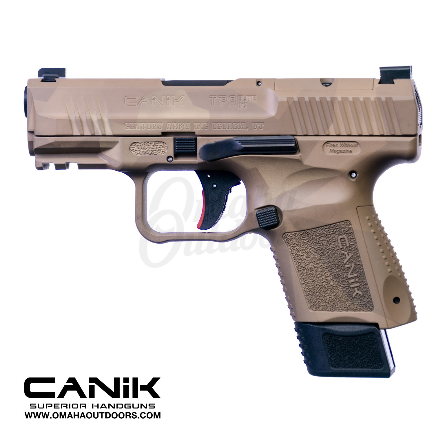 Canik TP9 Elite SC Tan Pistol Canik TP9 Elite SC Tan Pistol