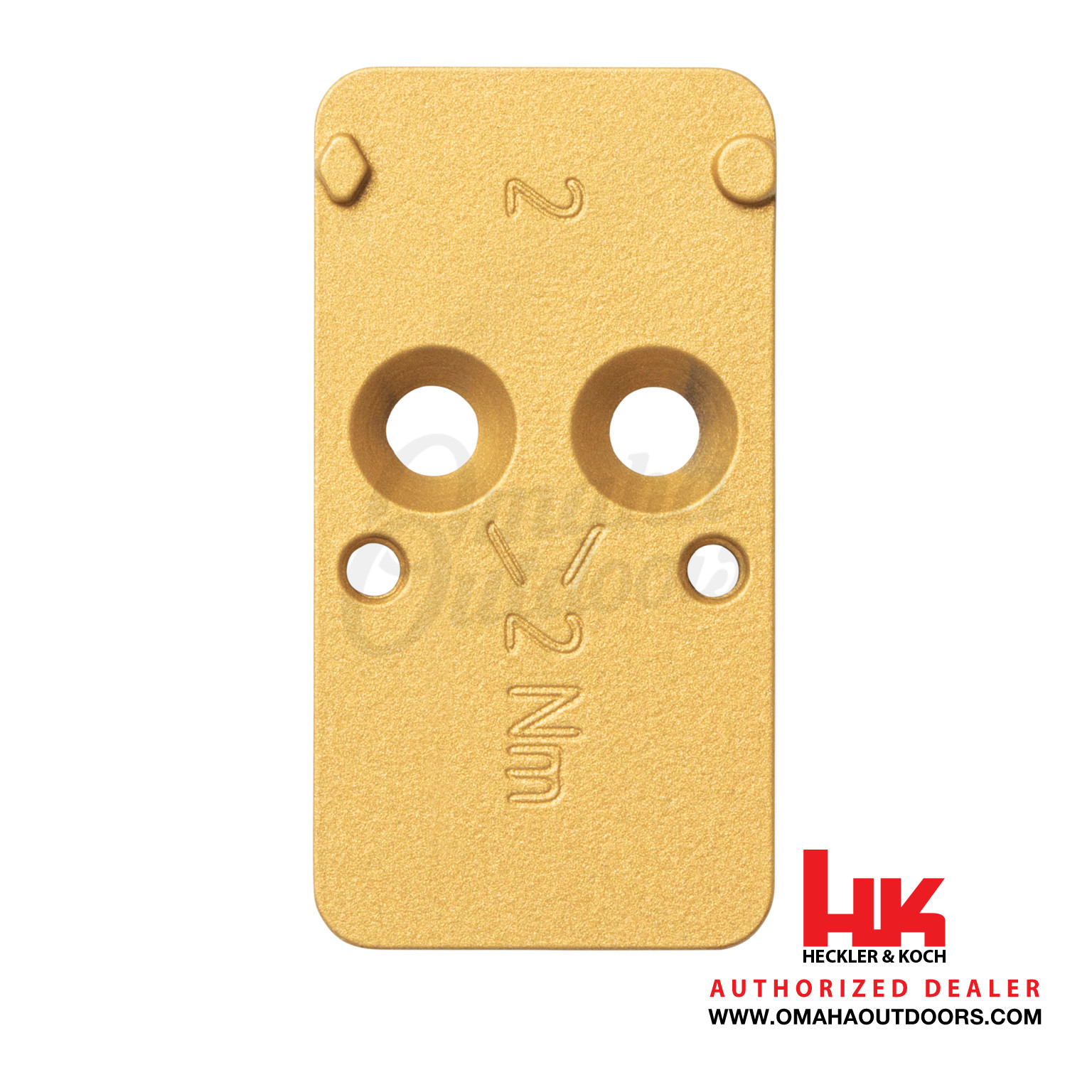 HK VP9 Optics Plate #2 - Trijicon RMR / Holosun 507C Gold HK VP9 Optics Plate #2 - Trijicon RMR / Holosun 507C Gold