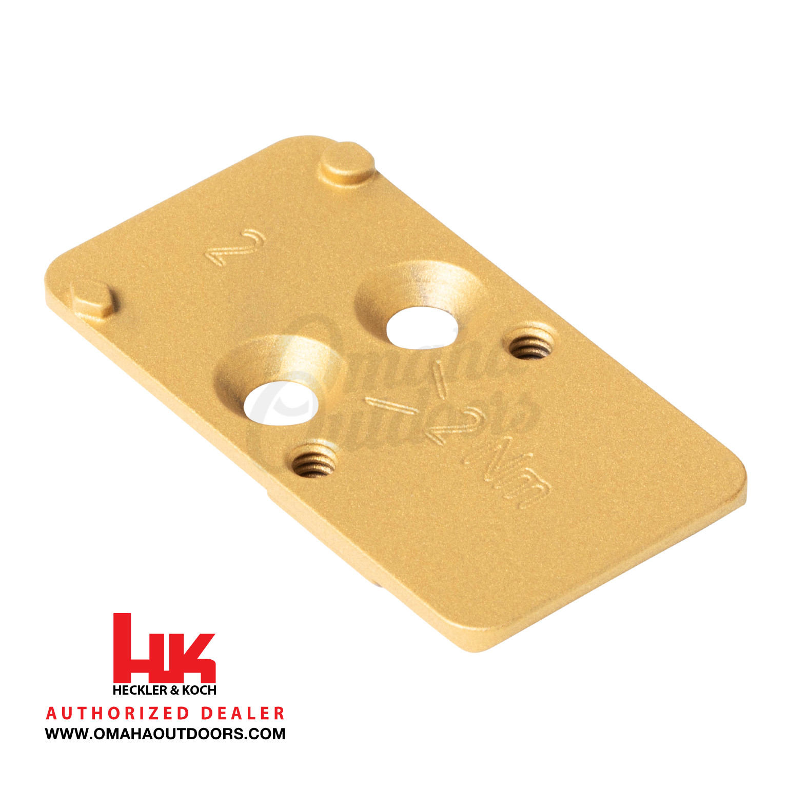 HK VP9 Optics Plate #2 - Trijicon RMR / Holosun 507C Gold HK VP9 Optics Plate #2 - Trijicon RMR / Holosun 507C Gold