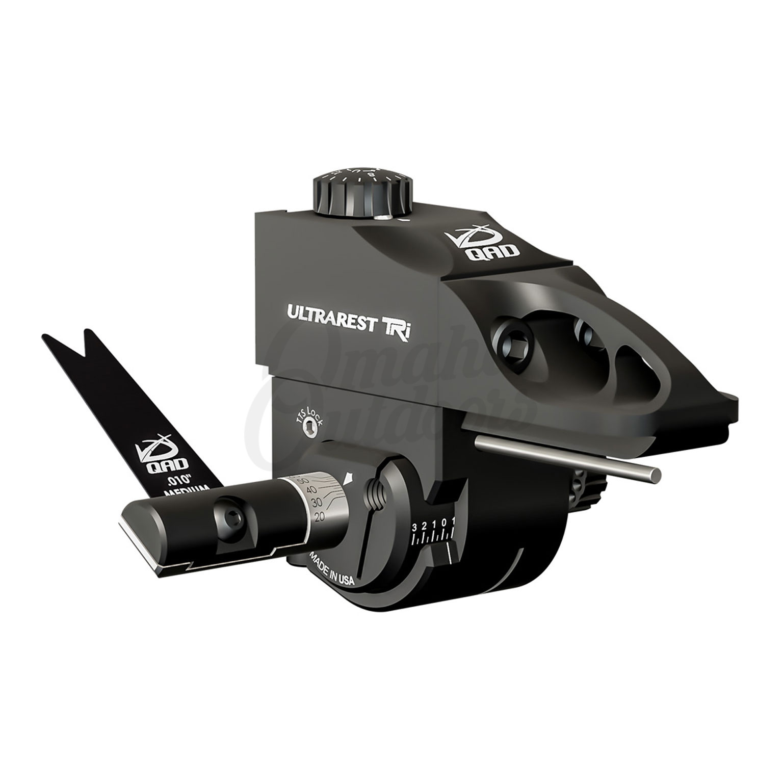 Mathews QAD Ultrarest TRI Target Rest - Omaha Outdoors Mathews QAD Ultrarest TRI Target Rest - Omaha Outdoors