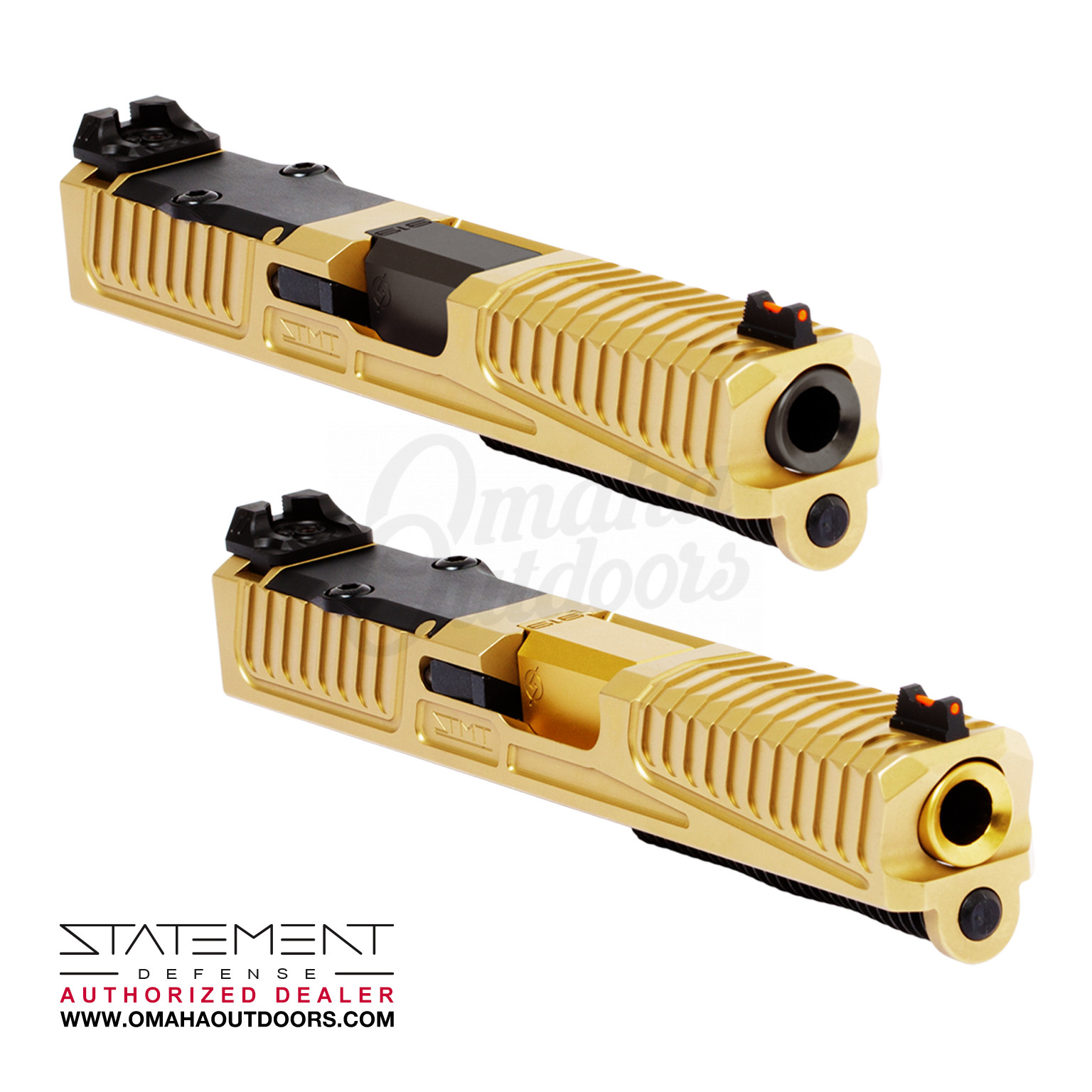 Statement Defense Glock 19 Gen 3 Overbite TiN Slide Complete Upper Statement Defense Glock 19 Gen 3 Overbite TiN Slide Complete Upper